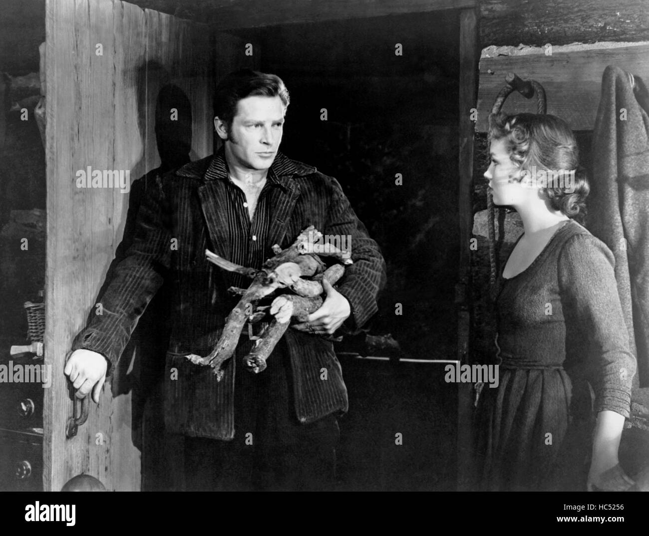 ROSEANNA McCOY, from left, Richard Basehart, Joan Evans, 1949 Stock ...