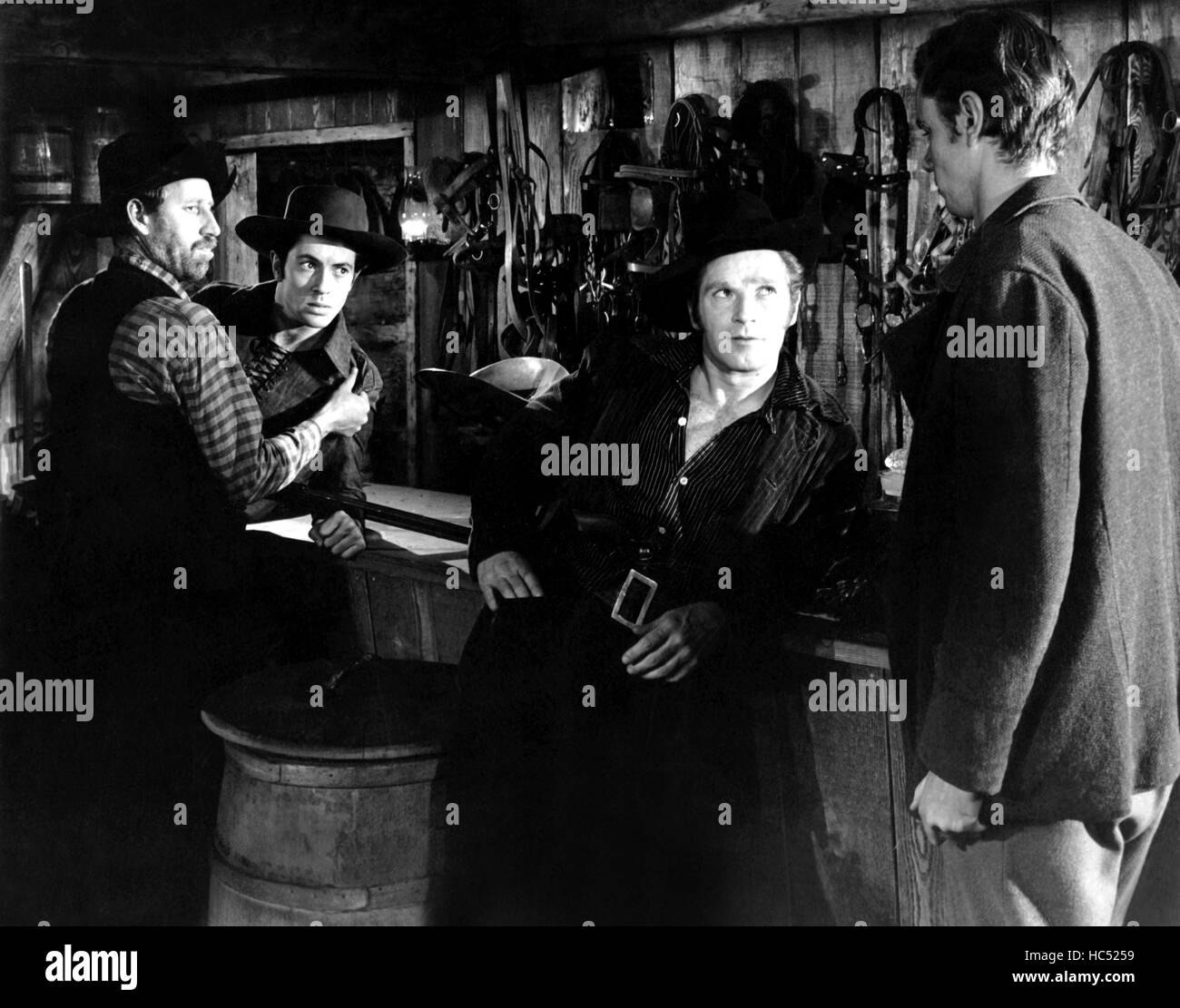 ROSEANNA McCOY, from left, Frank Ferguson, Farley Granger, Richard ...
