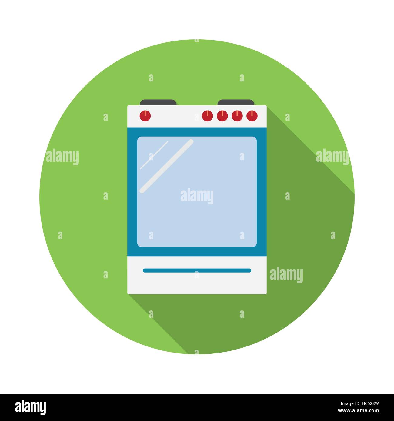 Electric cooker oven, flat style Stock Vector Image & Art - Alamy