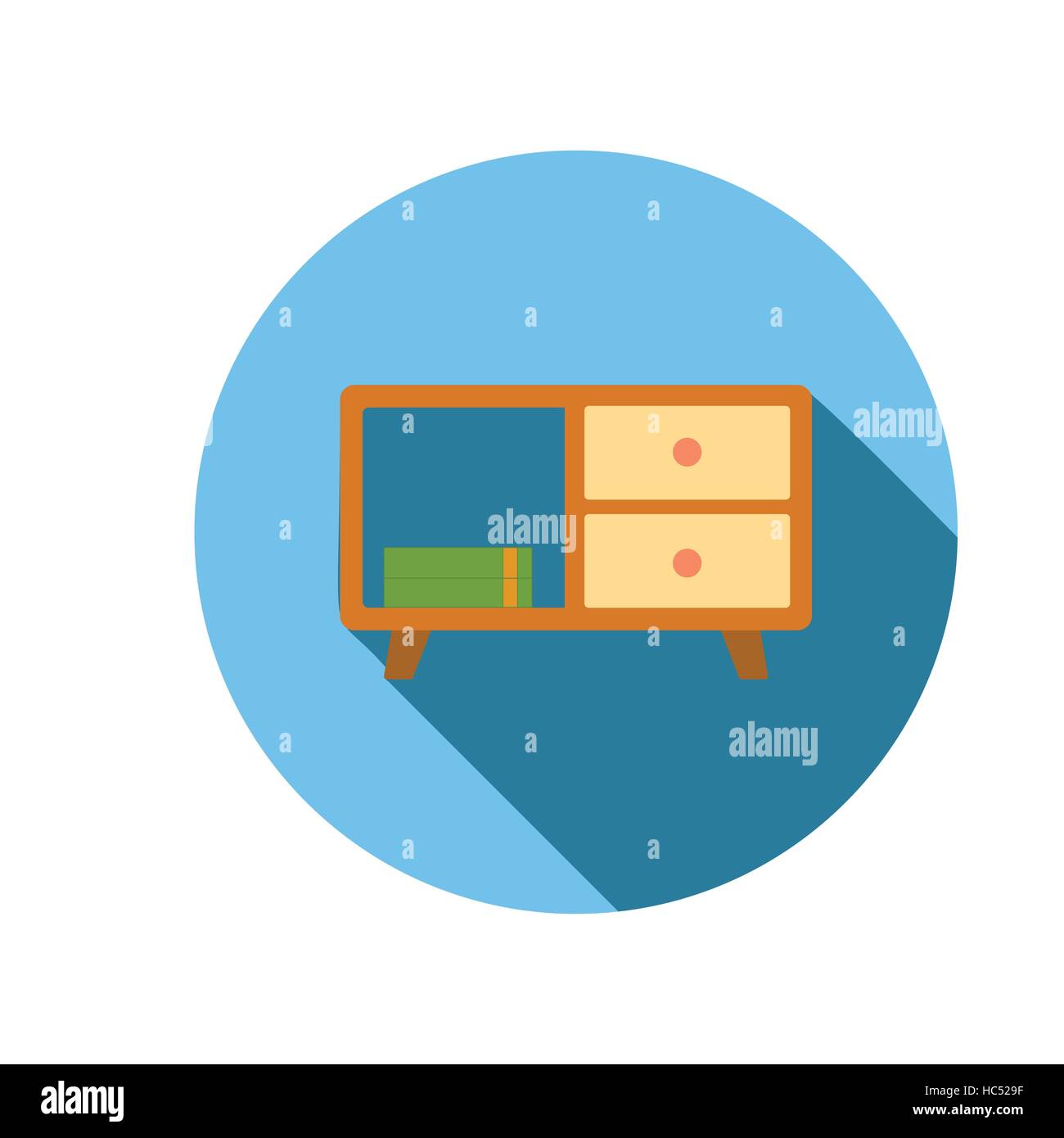 Classic tv cabinet icon, flat style Stock Vector Image & Art - Alamy