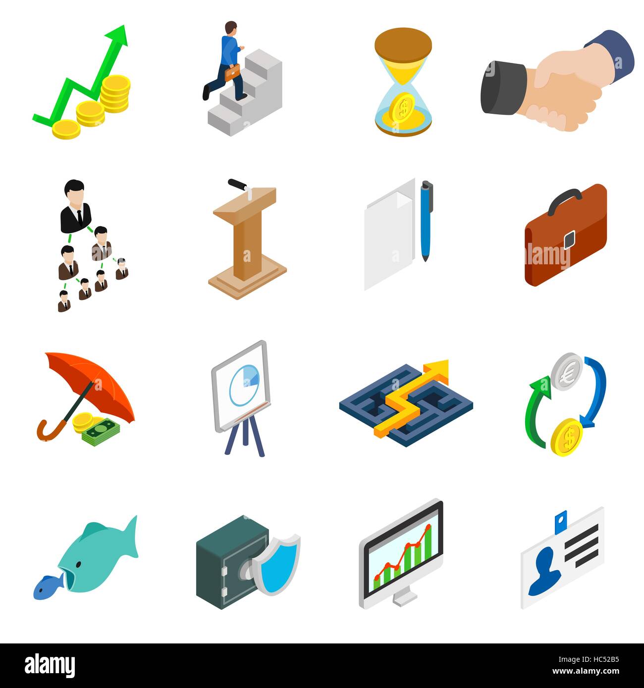 Business icons set Stock Vector Image & Art - Alamy