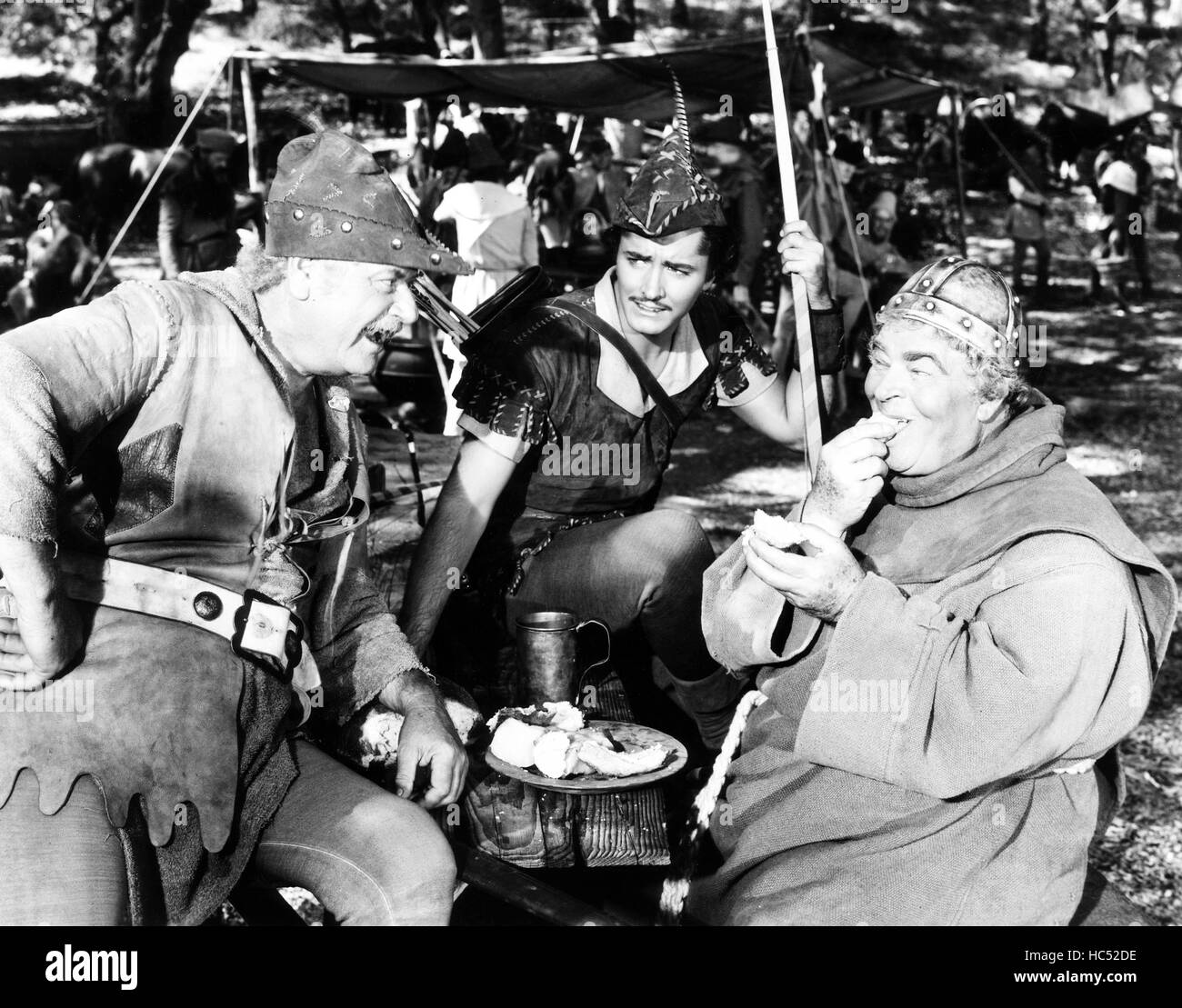 ROGUES OF SHERWOOD FOREST, from left: Alan Hale, John Derek, Billy ...