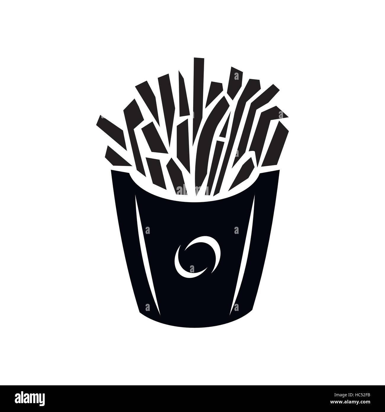 Pile of fries Stock Vector Images - Alamy