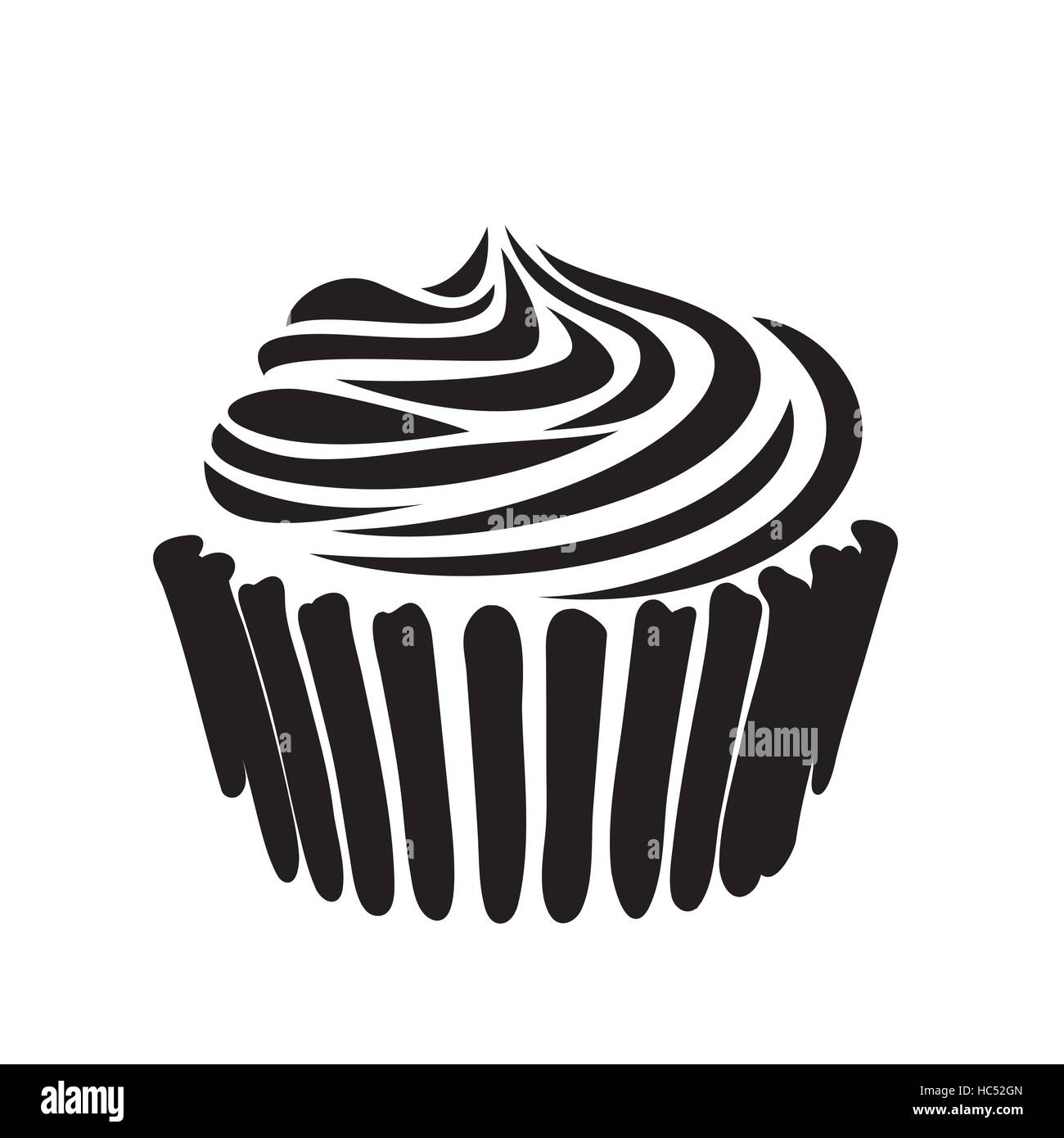Cupcake icon, simple style Stock Vector Image & Art - Alamy