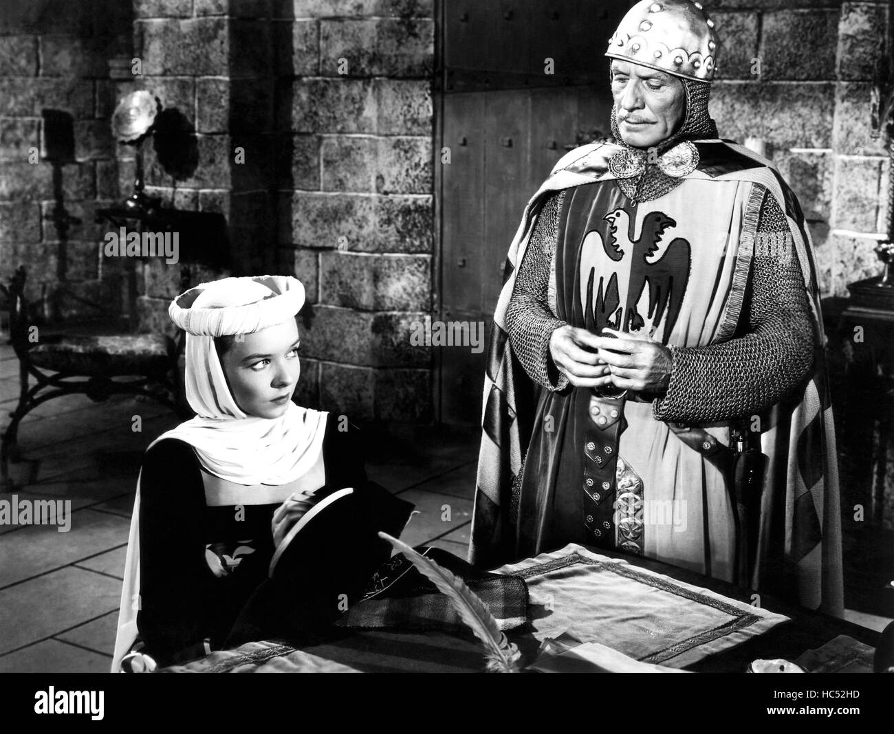 ROGUES OF SHERWOOD FOREST, Diana Lynn, Paul Cavanagh, 1950 Stock Photo ...