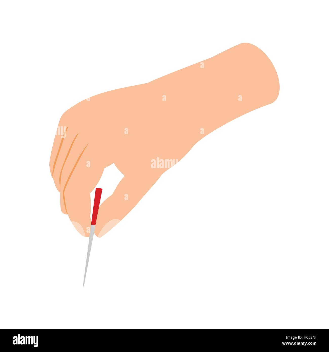 Acupuncture needle icon, isometric 3d style Stock Vector Image & Art ...