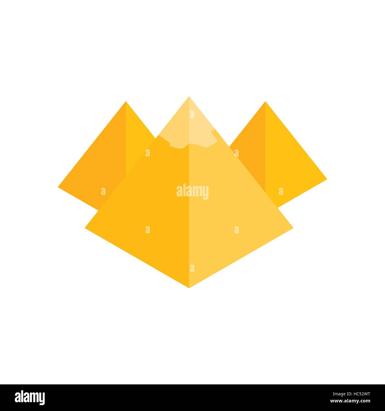 Pyramids of Egypt icon, isometric 3d style Stock Vector Image & Art - Alamy