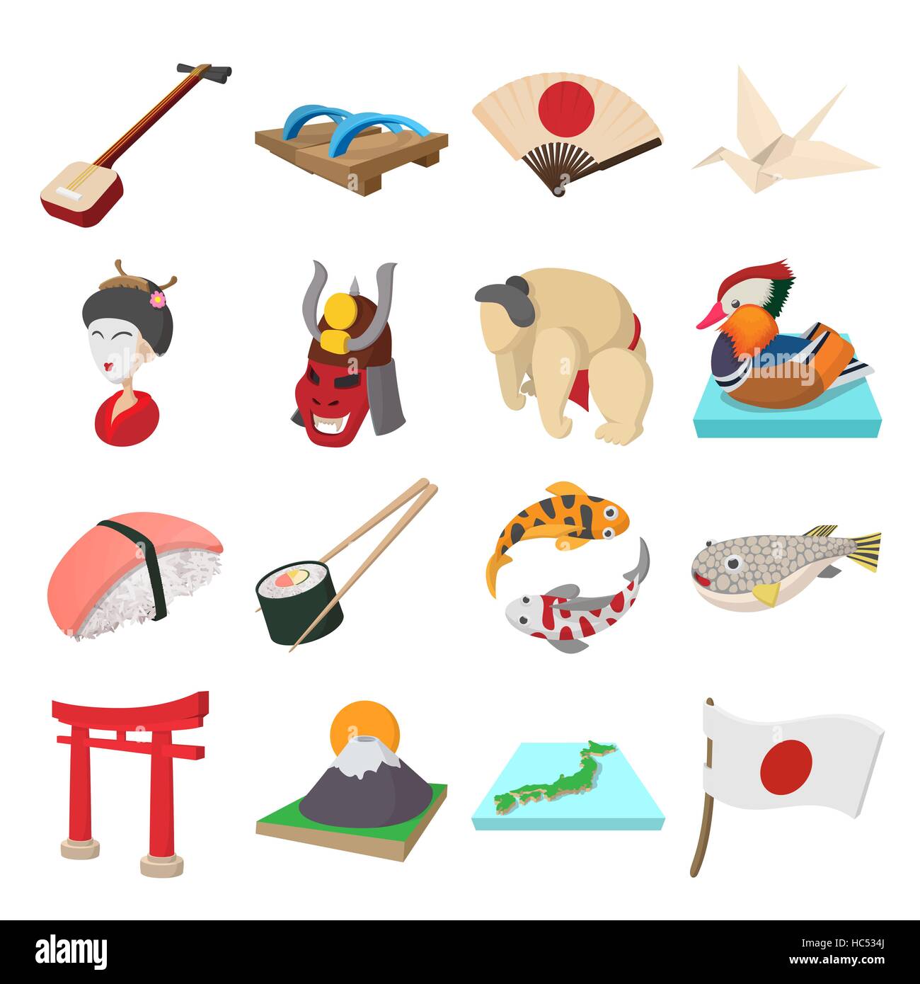 Samurai japan painting Cut Out Stock Images & Pictures - Alamy