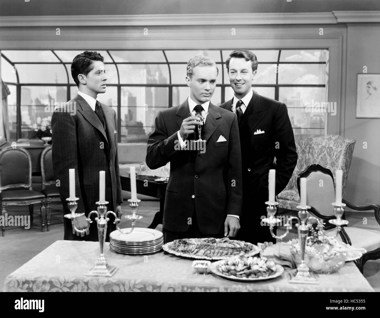 ROPE, from left, Farley Granger, Dick Hogan, John Dall, 1948 Stock ...