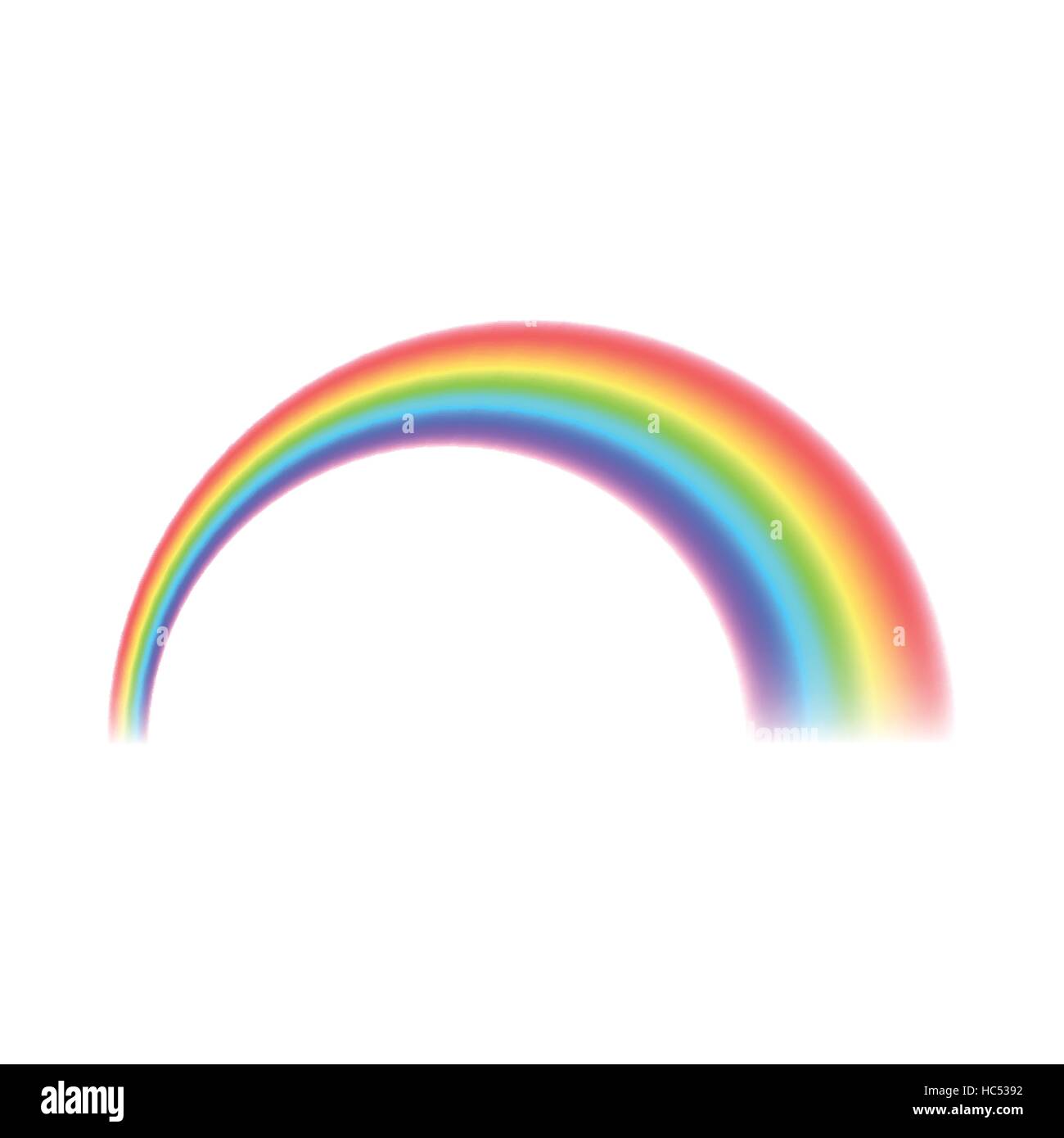 Rainbow icon, realistic style Stock Vector Image & Art - Alamy