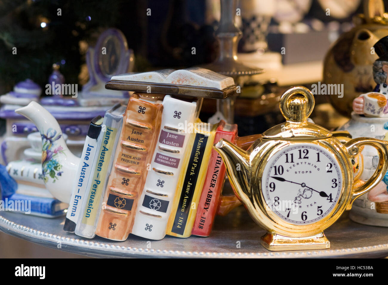 Jane austen book teapot hi-res stock photography and images - Alamy