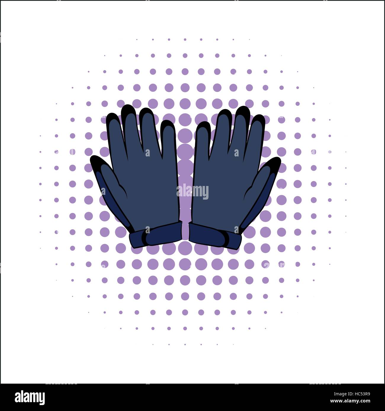 Gloves comics icon Stock Vector Image & Art - Alamy