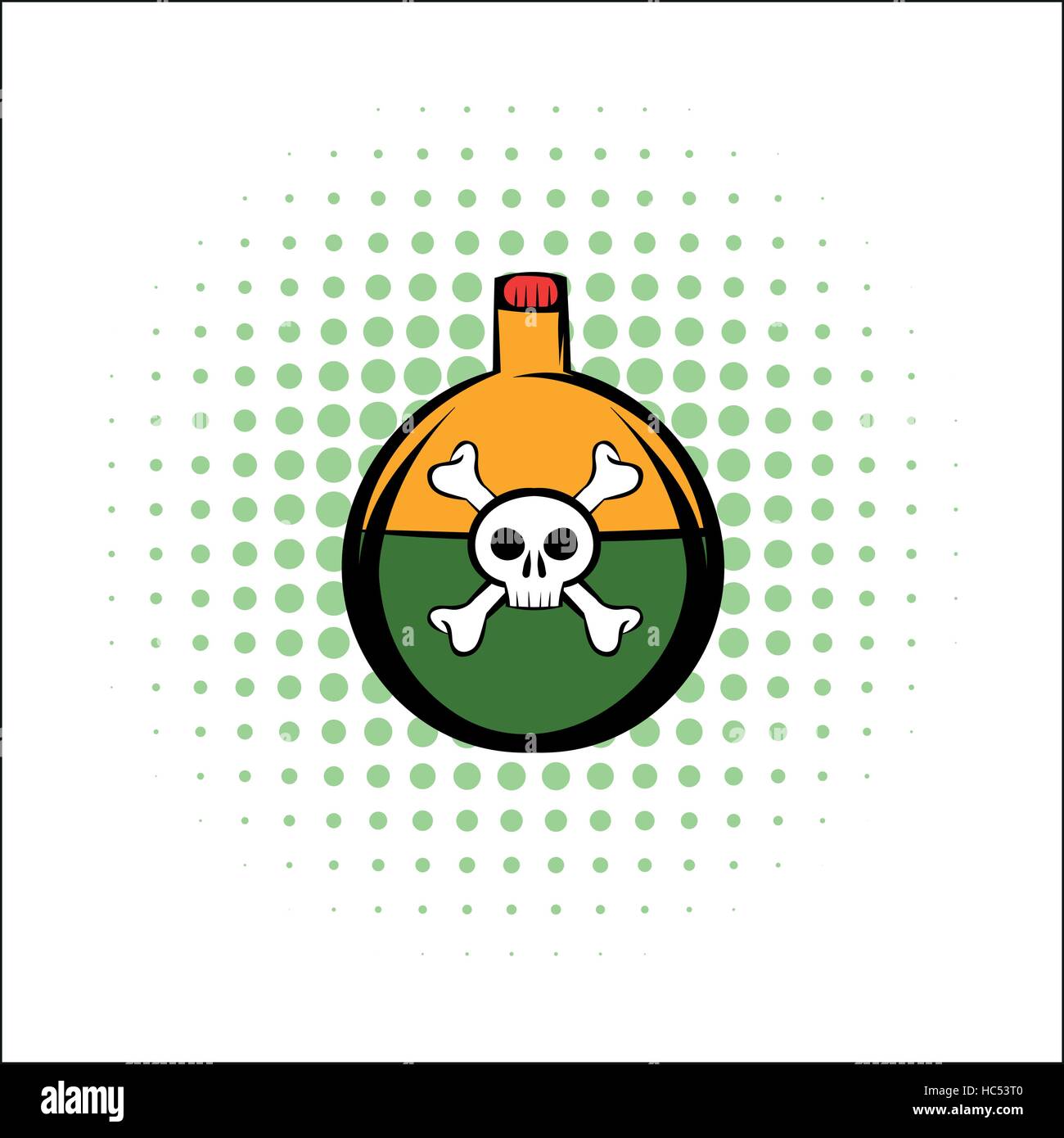 Poison comics icon Stock Vector Image & Art - Alamy