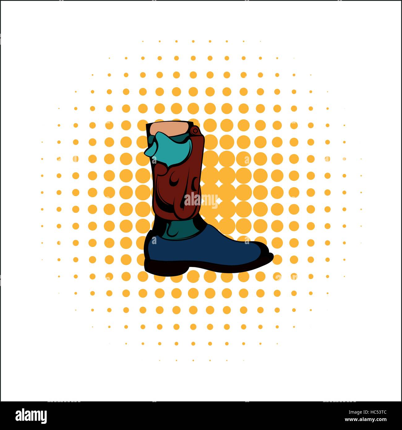 Boot comics icon Stock Vector Image & Art - Alamy