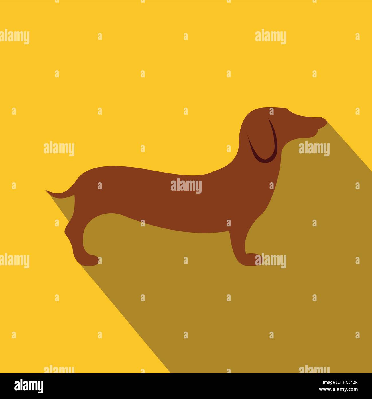 German shepherd icon, flat style Stock Vector Image & Art - Alamy