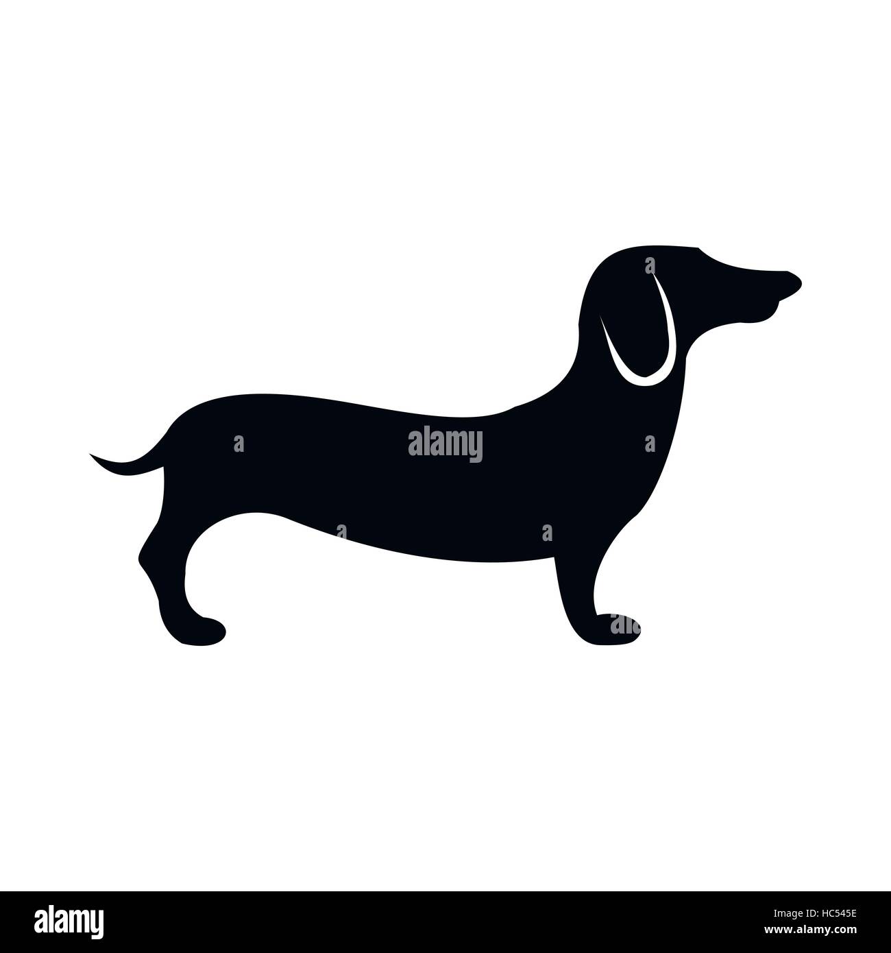 German shepherd icon, simple style Stock Vector Image & Art - Alamy