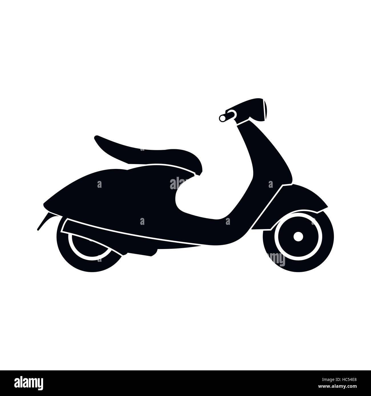 Classic scooter icon, simple style Stock Vector Image & Art - Alamy