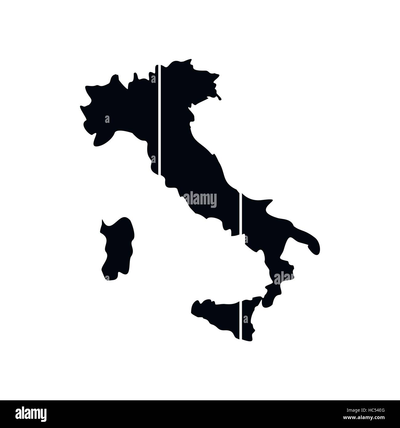 Sicilia map Stock Vector Images - Alamy