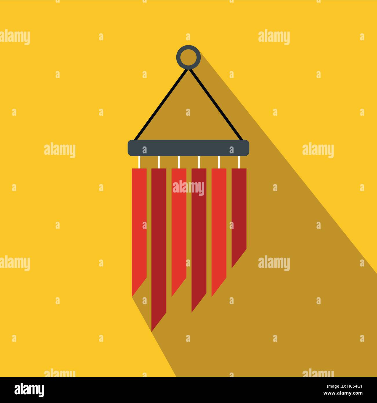 Old wind chime Stock Vector Images - Alamy