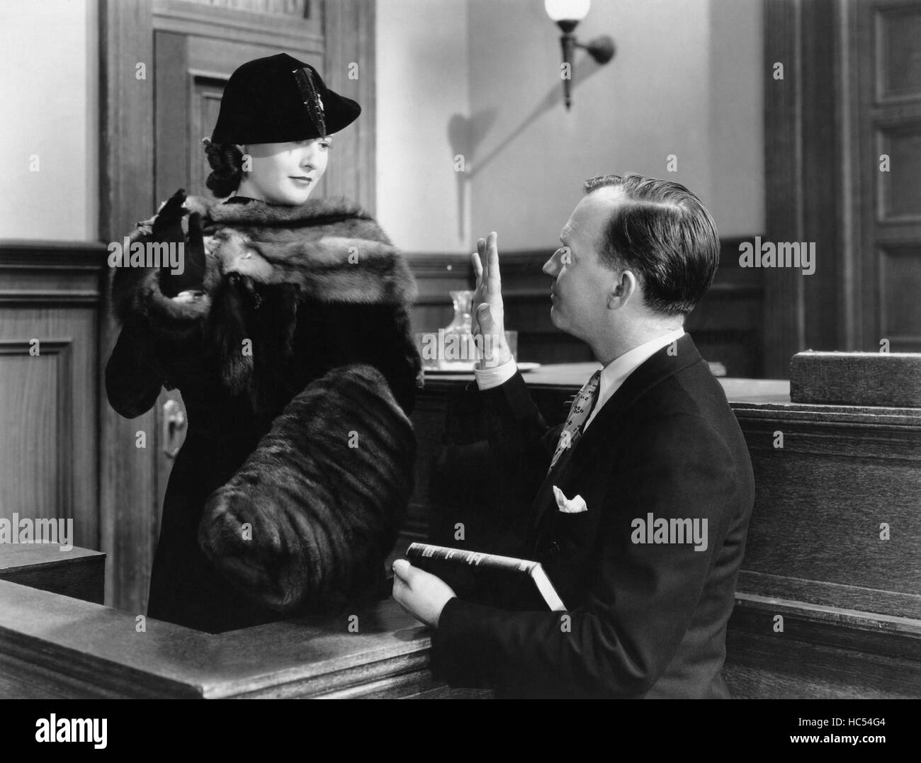THE SECRET BRIDE, (aka CONCEALMENT), Barbara Stanwyck, Purnell Pratt, 1934 Stock Photo - Alamy