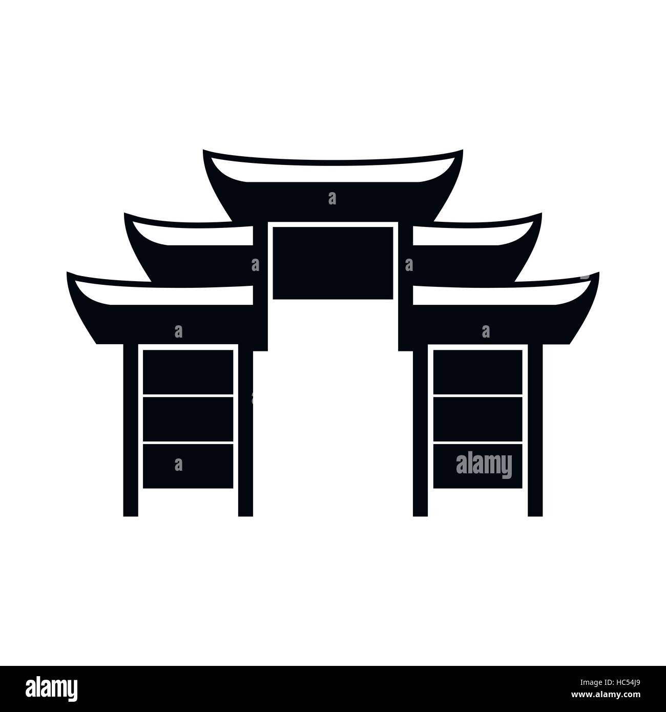 Simple temple Cut Out Stock Images & Pictures - Alamy