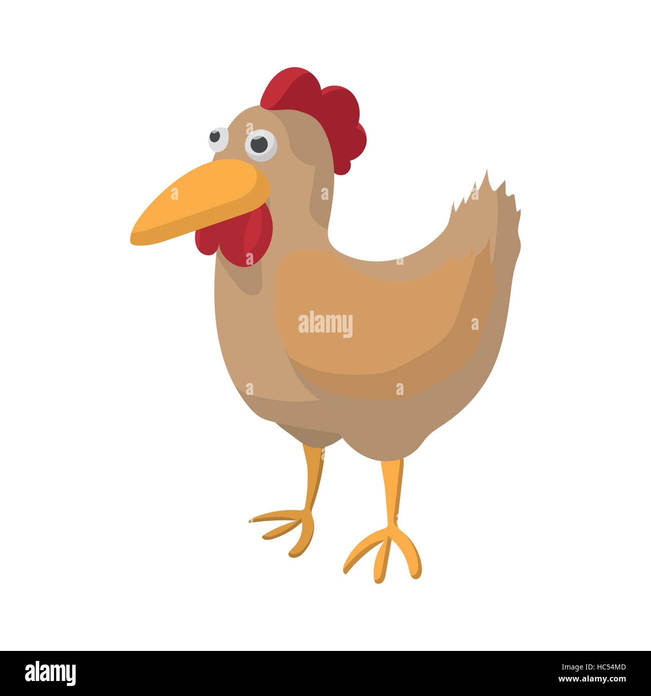 Chicken cartoon icon Stock Vector Image & Art - Alamy