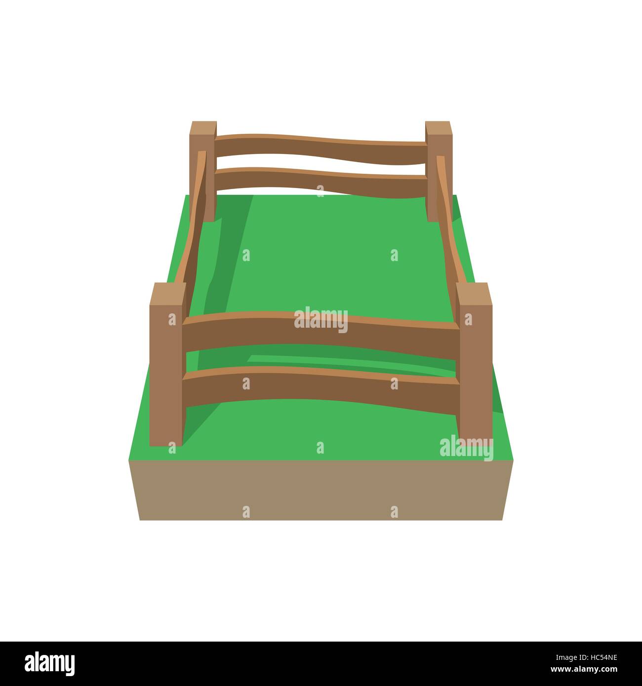 Paddock cartoon icon Stock Vector Image & Art - Alamy