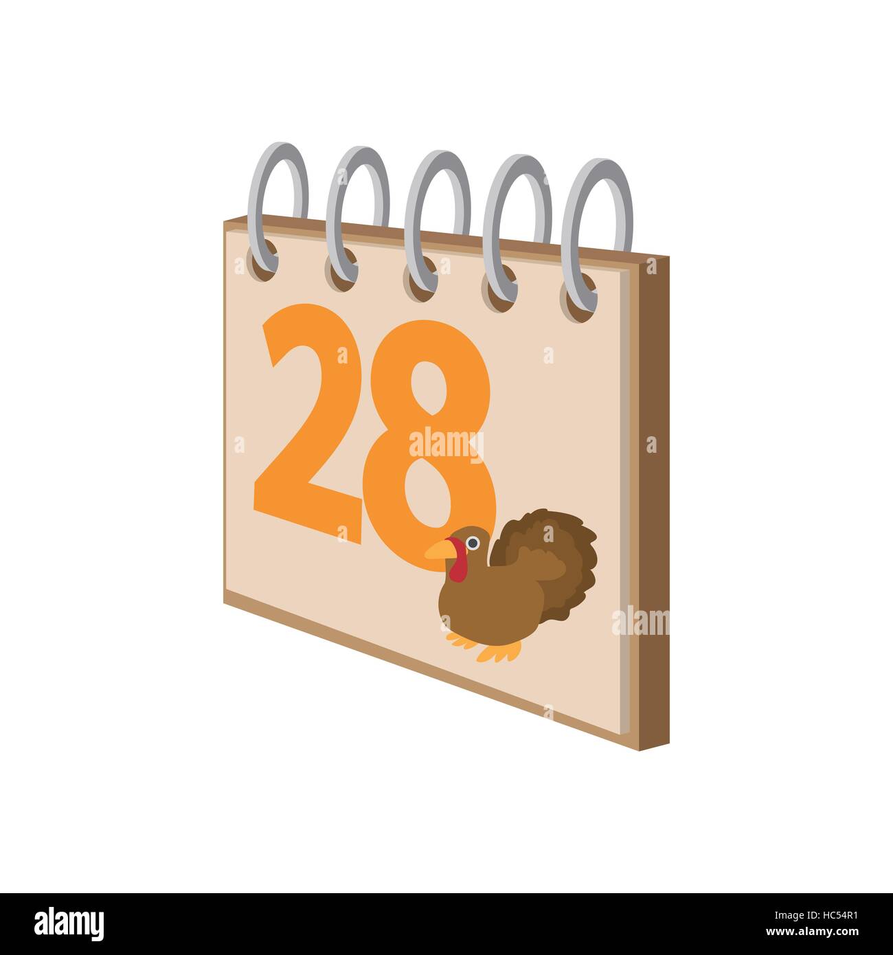 Calendar november 24 cartoon icon Stock Vector Image & Art - Alamy