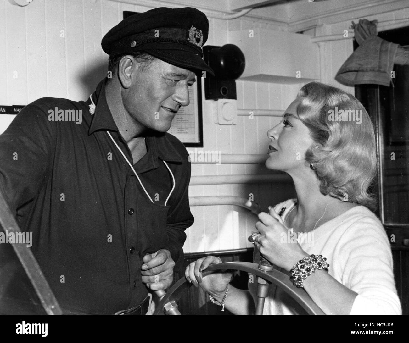 THE SEA CHASE, John Wayne, Lana Turner, 1955 Stock Photo - Alamy