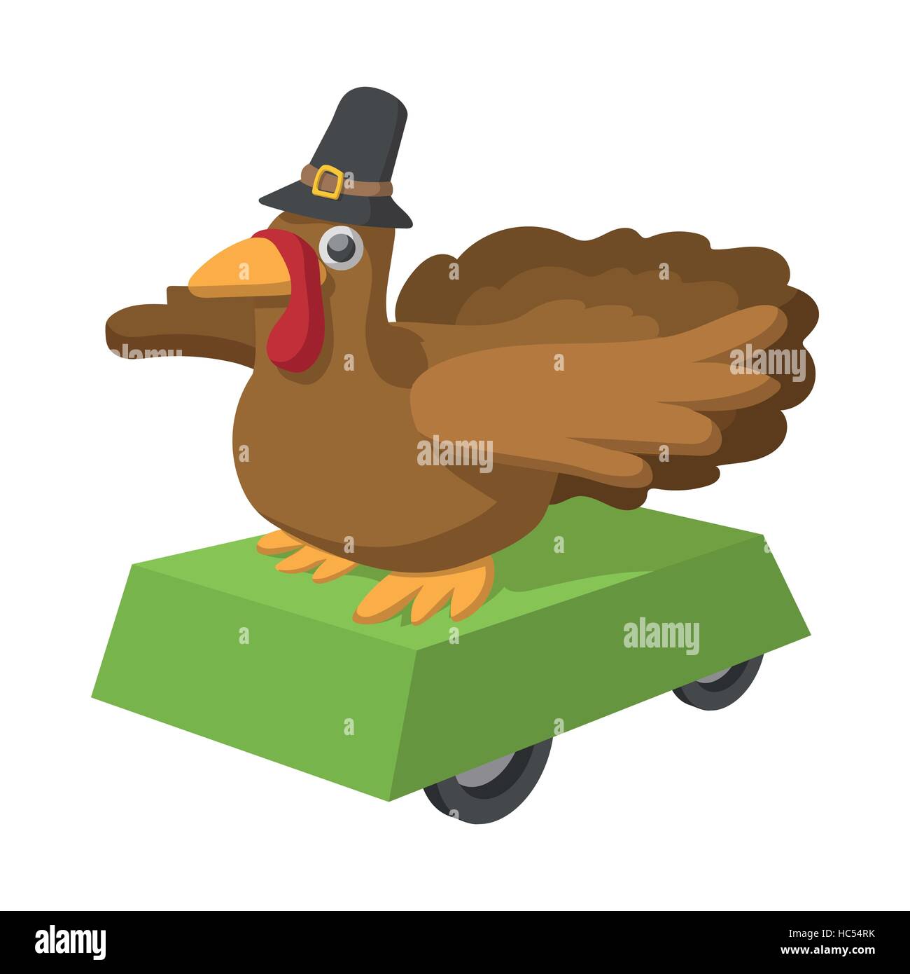 Turkey cartoon icon Stock Vector Image & Art - Alamy