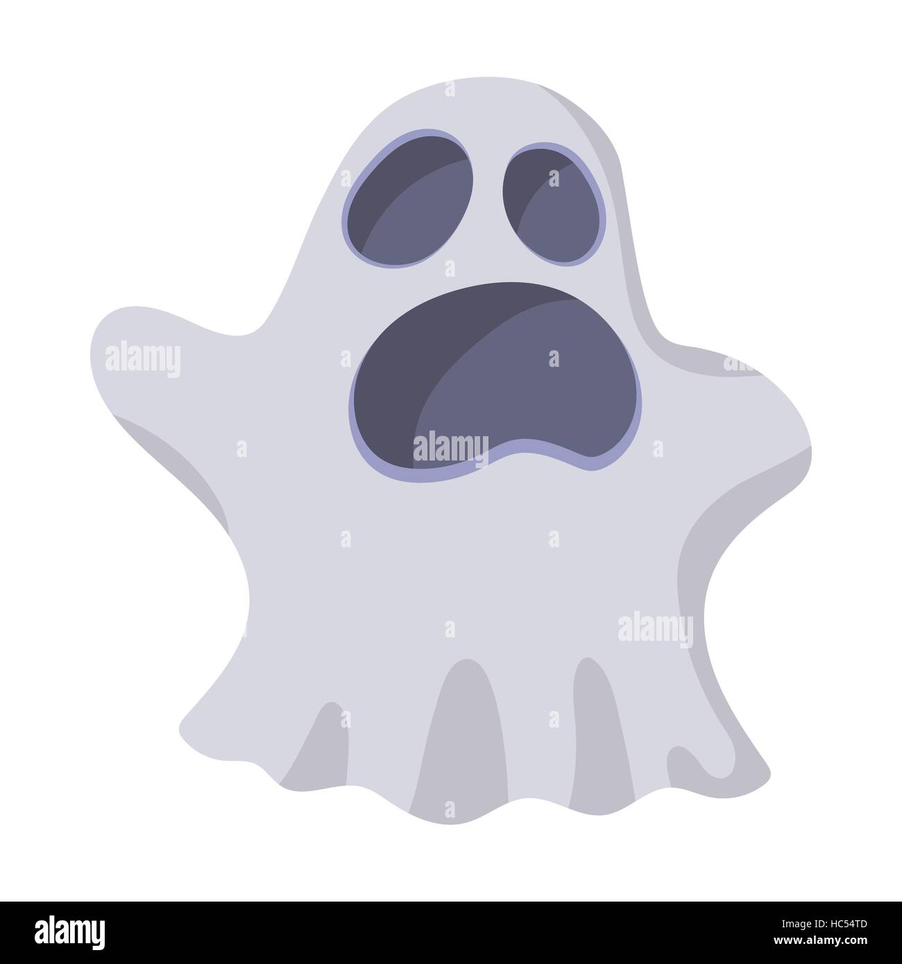 Halloween ghost icon, cartoon style Stock Vector Image & Art - Alamy