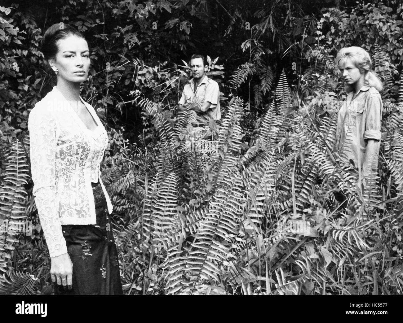 THE 7TH DAWN, Capucine, William Holden, Susannah York, 1964 Stock Photo ...