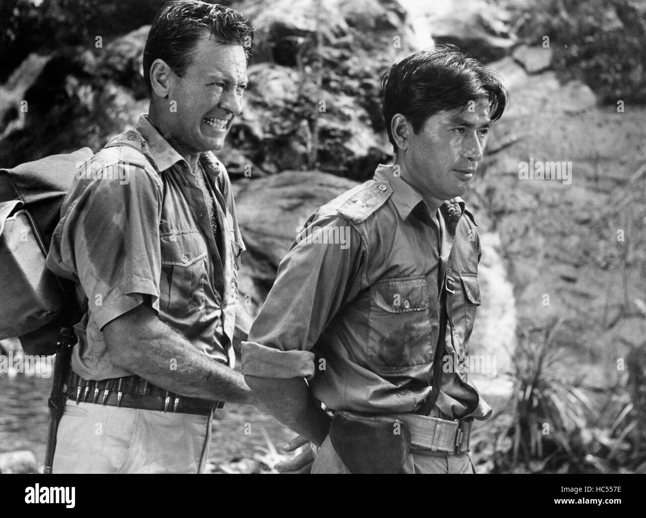 THE 7TH DAWN, William Holden, Tetsuro Tamba, 1964 Stock Photo - Alamy