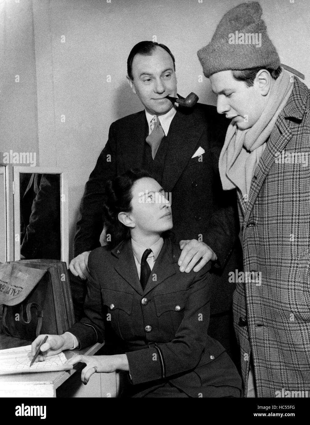 SCHOOL FOR SECRETS, (aka SECRET FLIGHT), Ralph Richardson, writer and ...