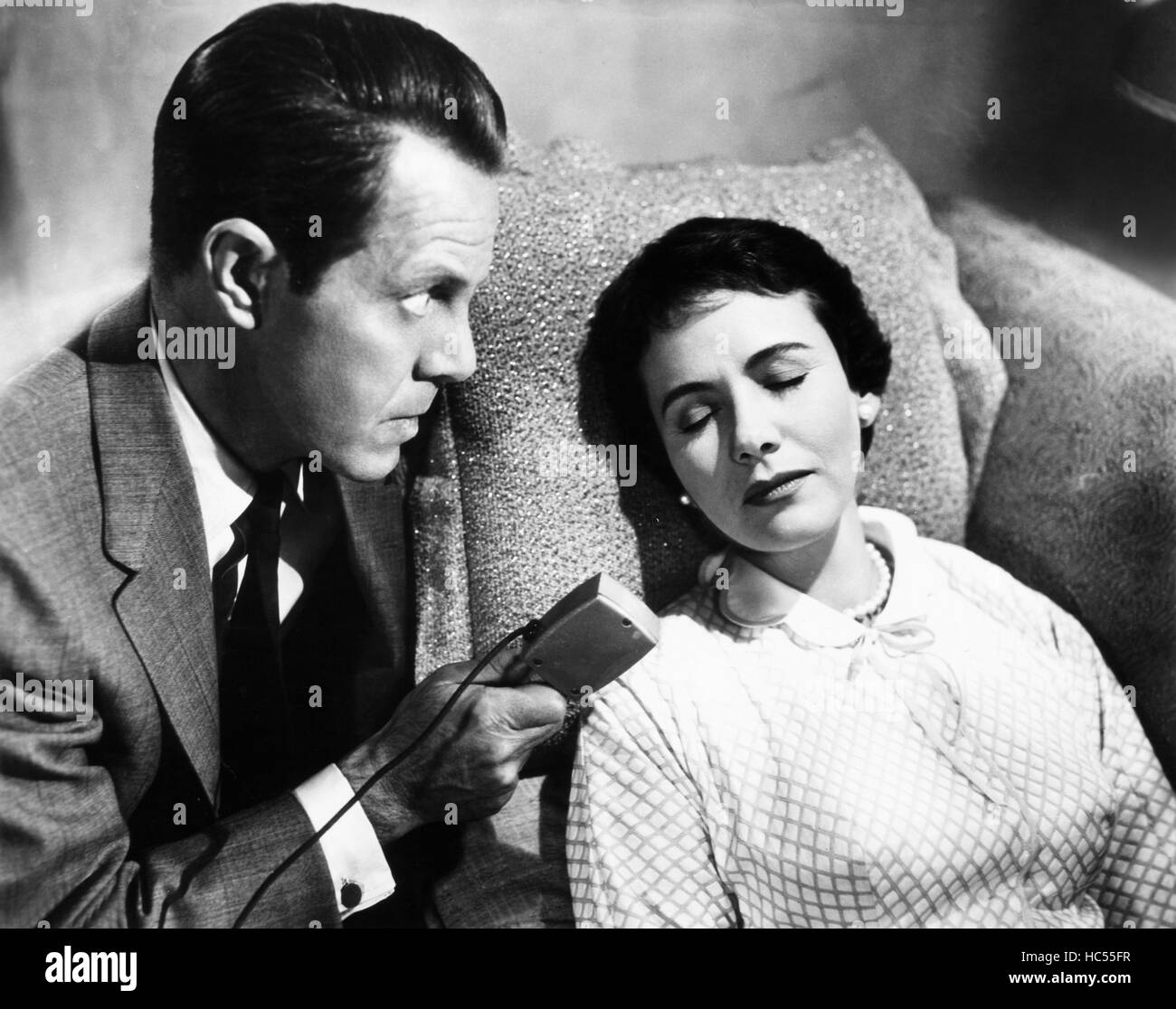 THE SEARCH FOR BRIDEY MURPHY, from left, Louis Hayward, Teresa Wright ...