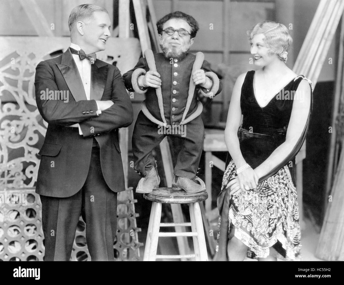 SEVEN FOOTPRINTS TO SATAN, from left, Creighton Hale, Angelo Rossitto ...