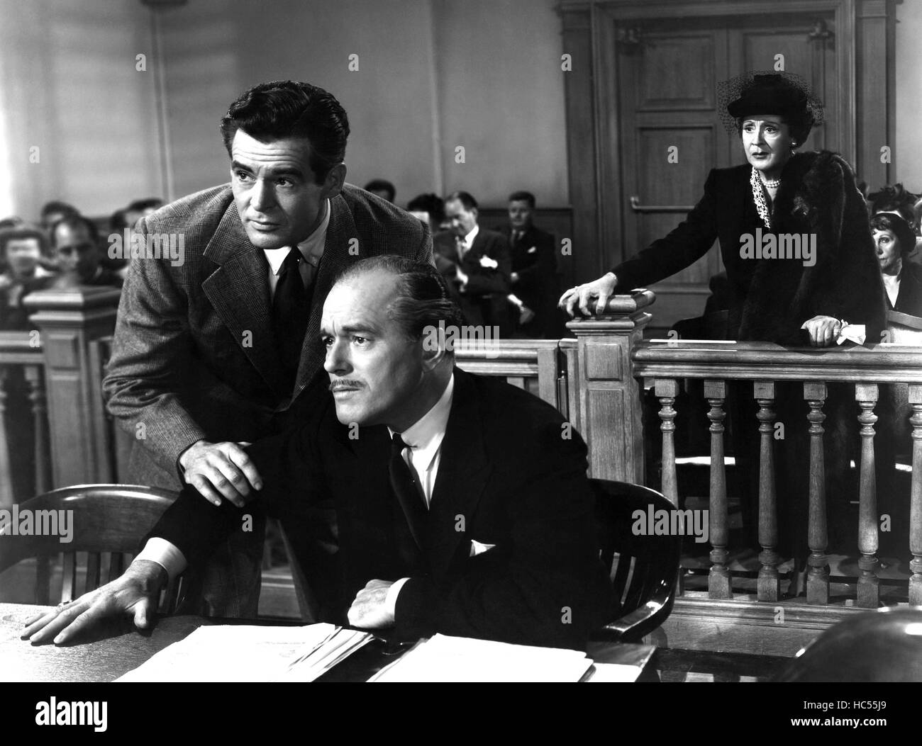 THE SECRET FURY, Robert Ryan, Philip Ober, Jane Cowl (back), 1950 Stock ...