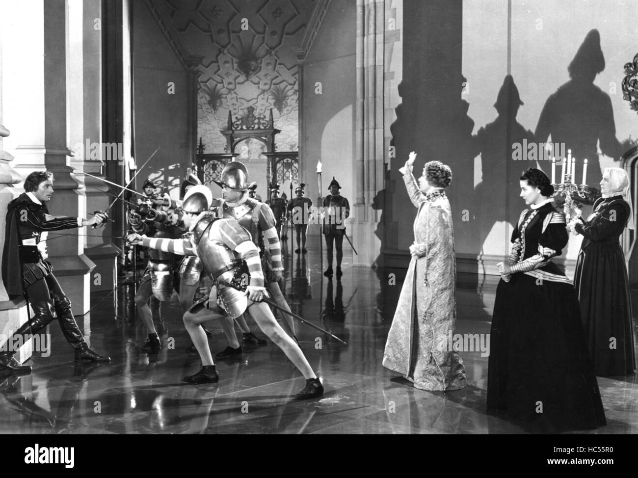 THE SEA HAWK, Errol Flynn, Flora Robson, Brenda Marshall, 1940 Stock ...