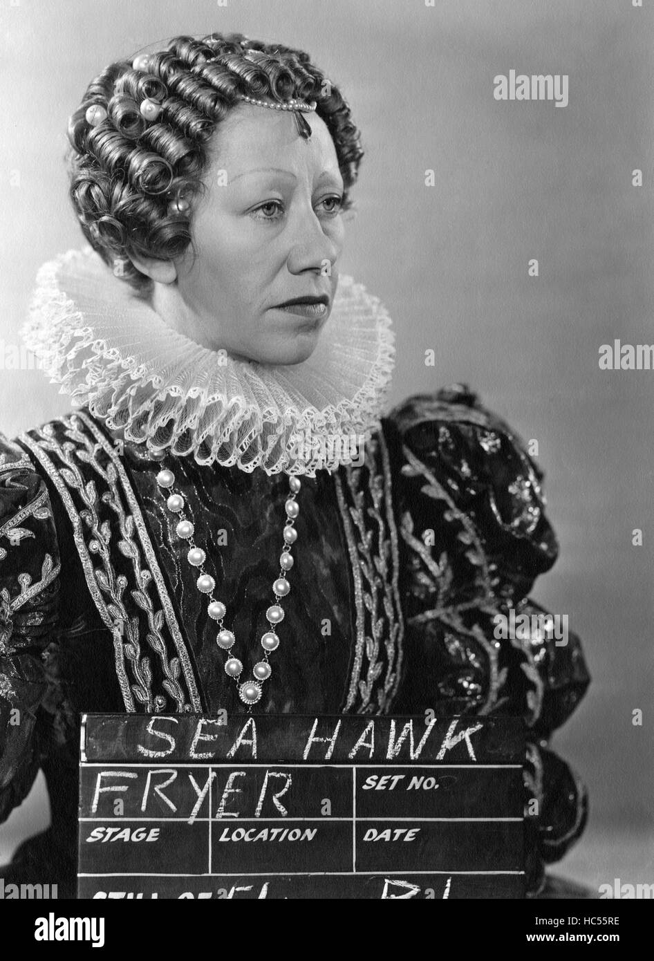 THE SEA HAWK, Flora Robson in wardrobe test, 1940 Stock Photo - Alamy