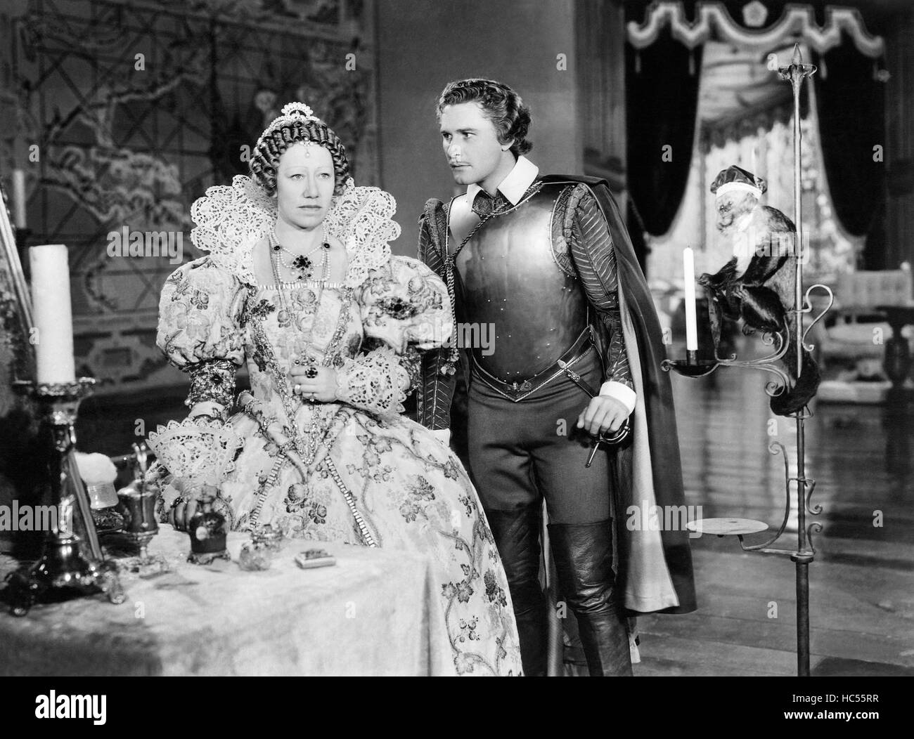 THE SEA HAWK, from left, Flora Robson, Errol Flynn, 1940 Stock Photo ...
