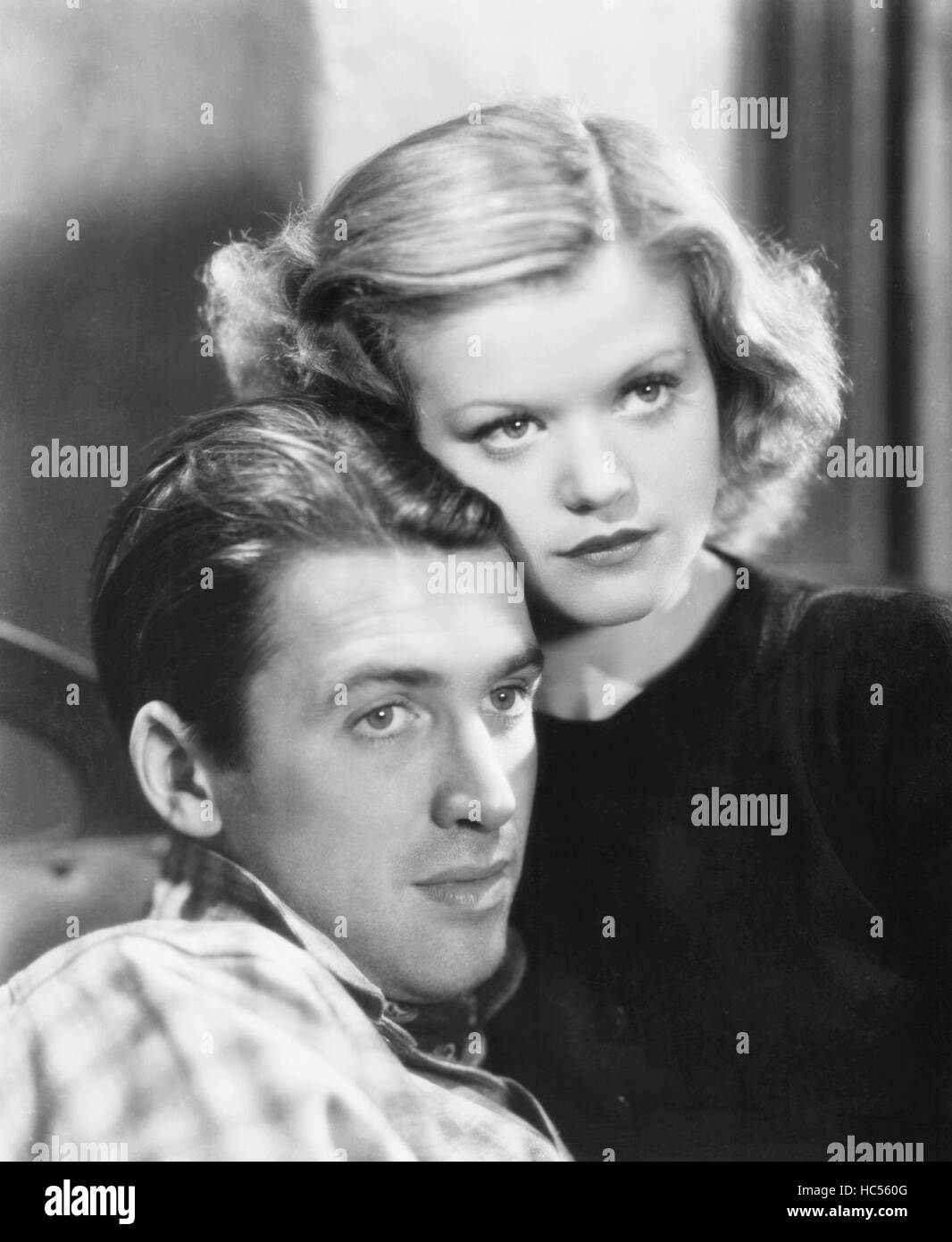James stewart and simone simon seventh heaven hi-res stock photography ...