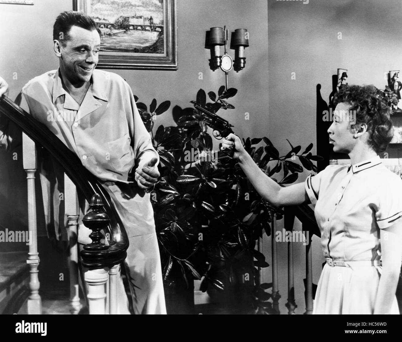THE SEVEN YEAR ITCH, from left, Tom Ewell, Evelyn Keyes, 1955, TM ...