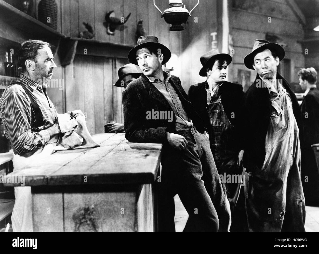 SERGEANT YORK, from left: Arthur Aylesworth, Gary Cooper, Noah Beery Jr ...