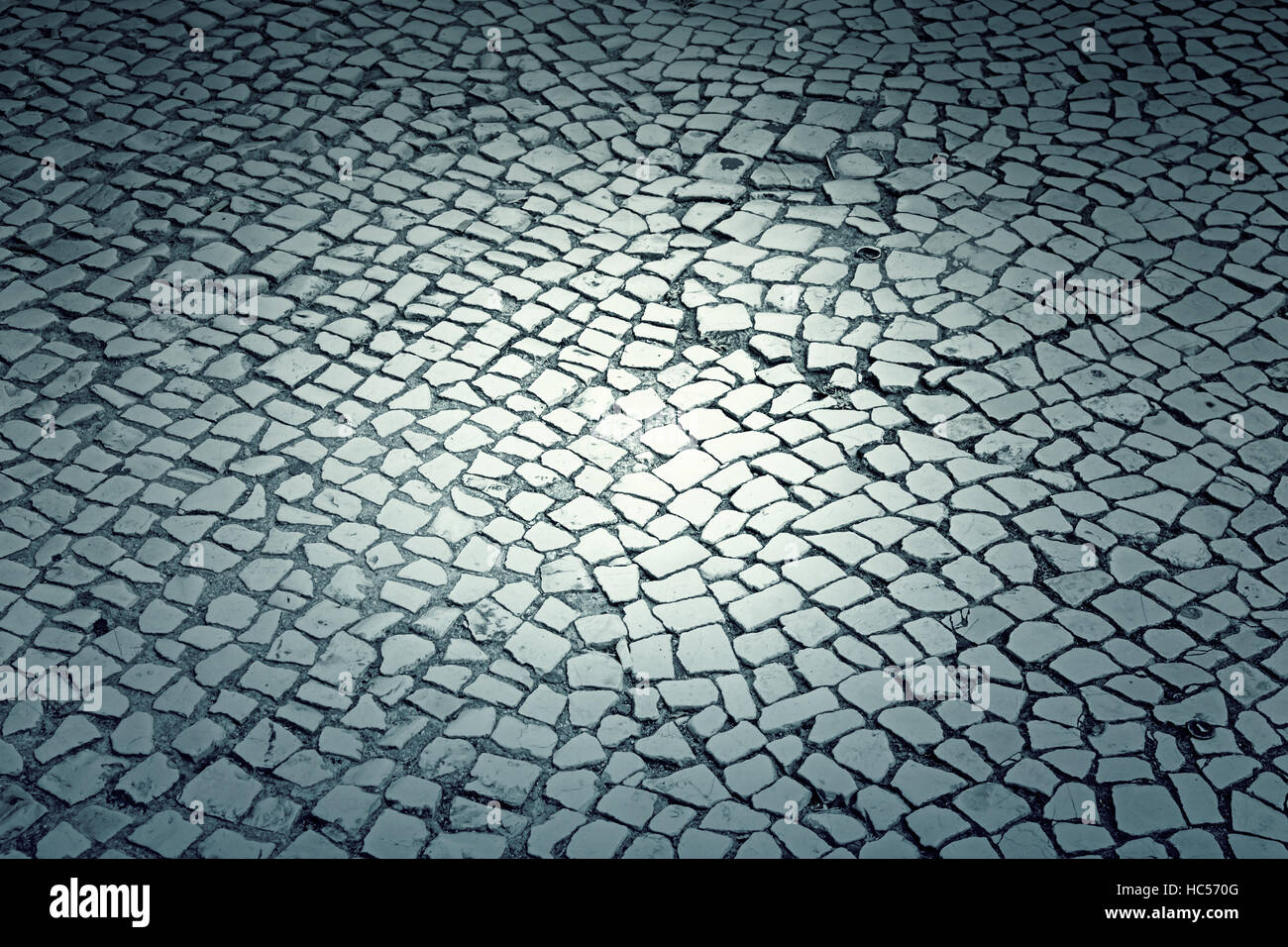 Urban street painted floor tiles, construction Stock Photo - Alamy