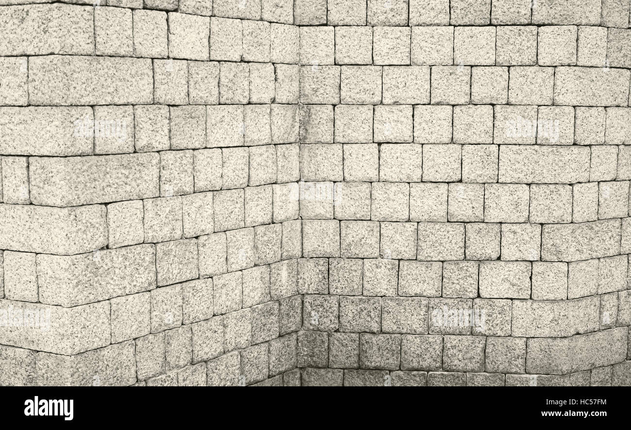 Old brick wall corner macro hi-res stock photography and images - Alamy