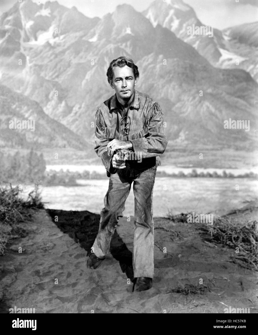 SHANE, Alan Ladd, 1953 Stock Photo - Alamy