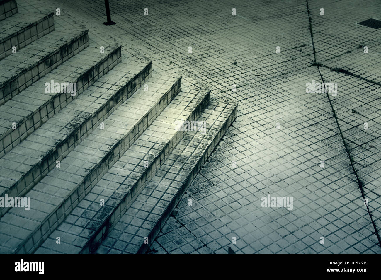Stone stairs in urban city, construction Stock Photo - Alamy
