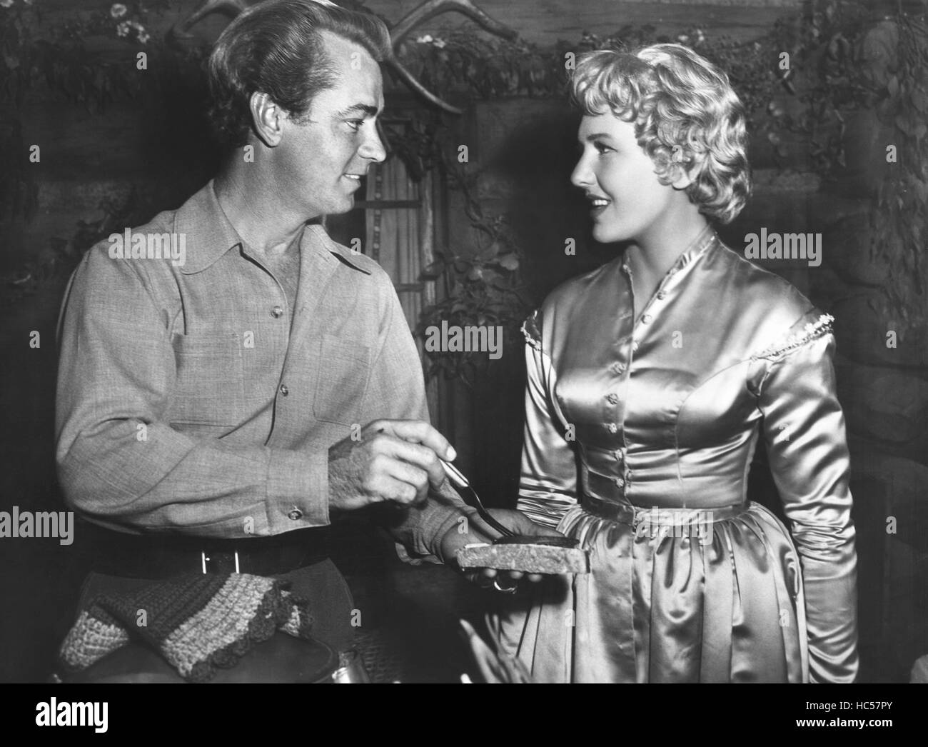 SHANE, from left, Alan Ladd, Jean Arthur, 1953 Stock Photo - Alamy