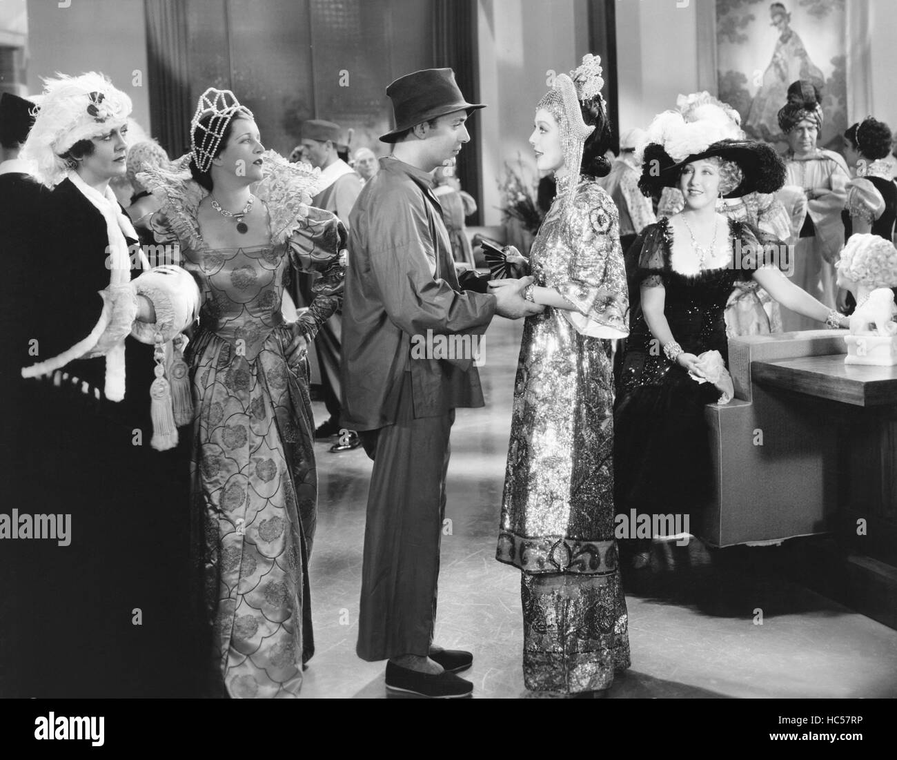 SHANGHAI, from left: Josephine Whittell, Olive Tell, Charles Boyer ...