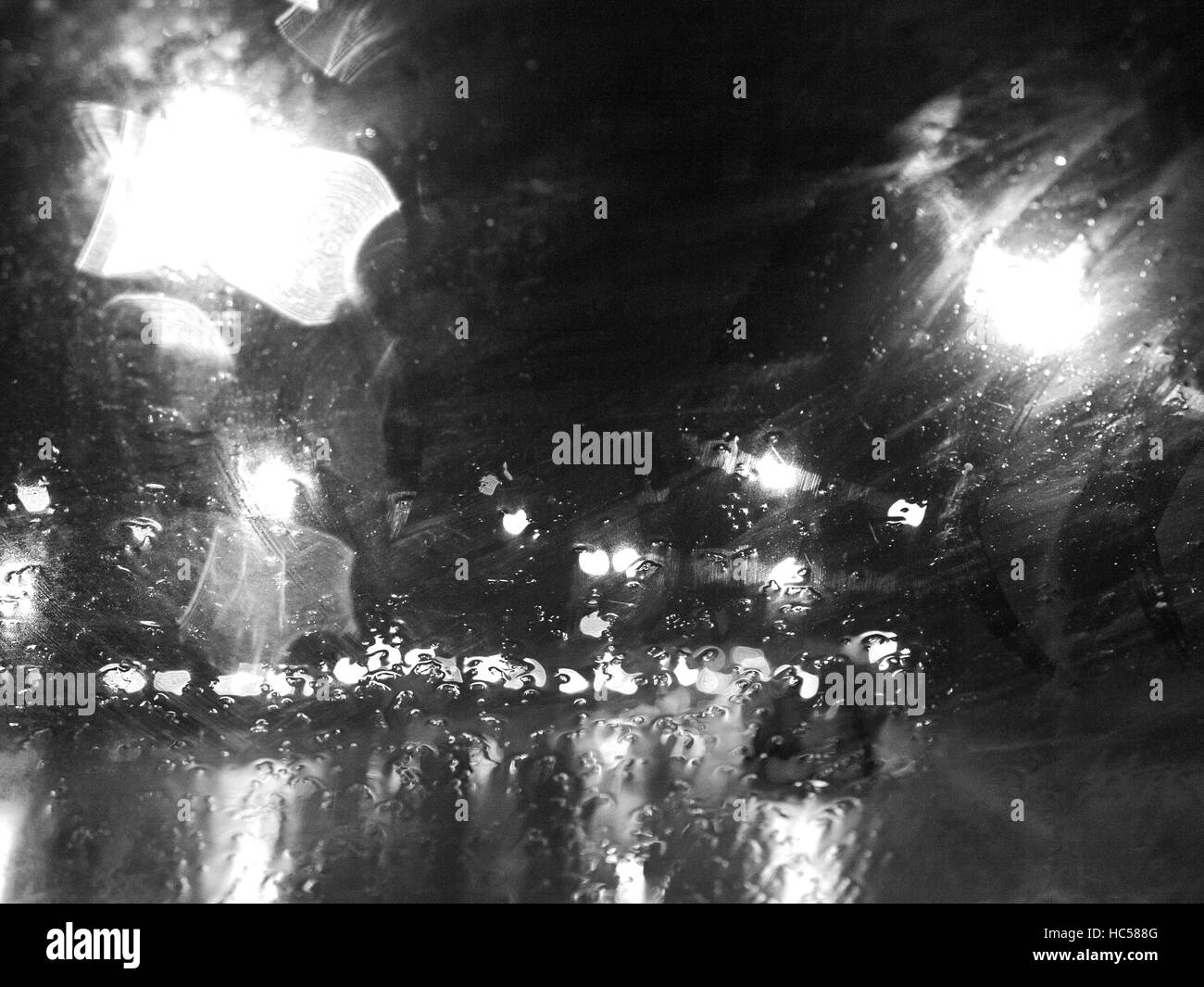 Reflection in drops Black and White Stock Photos & Images - Alamy